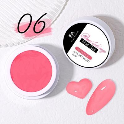 China New 15ml Products Nail Art Acrylic Nails Excelled Led Uv Building Hard Jelly Poly Nail Extension Gel Custom Logo OEM Colors for sale
