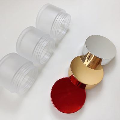 China Wholesale 1oz 2oz 8oz PETG Acrylic Luxury Plastic Customized Frosted Jar With Lids for Acrylic Nail Powder Containers for sale
