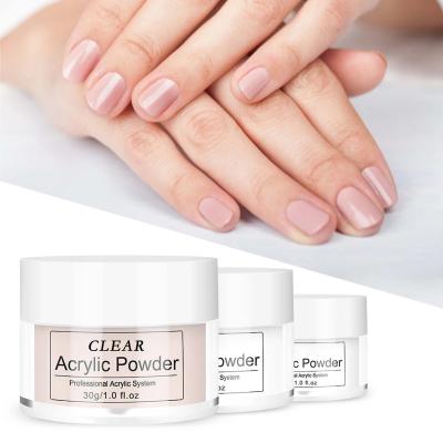 China OEM Factory Wholesale Fast Dry Nail Acrylic Powder Crystal Transparency Clear Acrylic Powder for DIY for sale