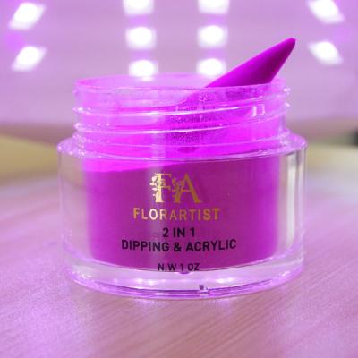 China Custom Private Label 2000 Color Nail Dipping Powder System Color Acrylic Powder Dip Color Powder for sale