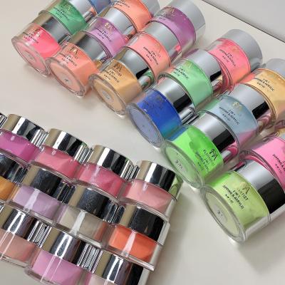 China Free Sample Colored Fast Dry Acrylic Nail Powder High Gloss Acrylic Dipping Powder for sale