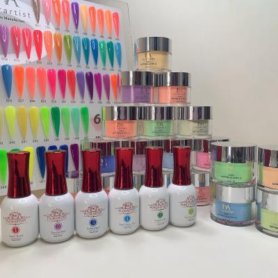 China Direct Factory 1oz 2oz 4oz 8oz 16oz Nail Dipping Powder Starter Kit Arylic Nail Pigment Powder for Nail Supplies for sale
