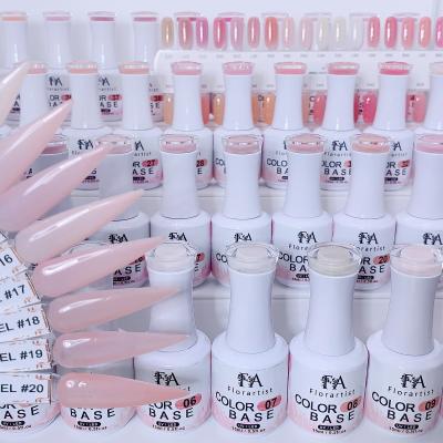 China Private Label Logo UV LED Resin Odorless UV Gel Polish Set 120 Colors Rubber Base Gel Nails for All Seasons French Nails for sale
