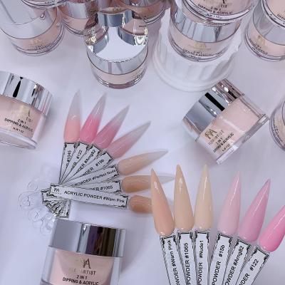 China 12Jar/Set Nude Pink Acrylic Powder 30G/Jar Nails Extended Acryl Carving Powder Pigment Nail Acrylic Powder With Monomer for sale