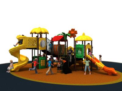 Cina uno scorrevole di plastica di 2016 bambini, campo da giuoco all'aperto dei bambini, insieme all'aperto del campo da giuoco in vendita