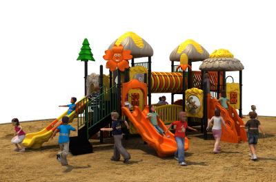 Cina La norma di TUV ha importato l'attrezzatura all'aperto del campo da giuoco del parco di divertimenti dei bambini della piattaforma ricoperta PVC con lo scorrevole in vendita
