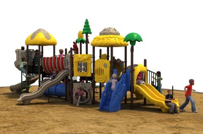 Cina Strutture d'acciaio rivestite del gioco del cortile della polvere per i bambini, attrezzatura all'aperto del gioco in vendita