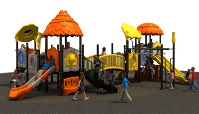 Cina equipmen all'aperto del campo da giuoco con il tunnel e lo scorrevole di plastica per il kidscenter della scuola e del parco per il gioco di bambini in vendita
