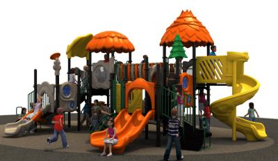Cina equipmen all'aperto del campo da giuoco con il tunnel e lo scorrevole di plastica per il kidscenter della scuola e del parco per il gioco di bambini in vendita