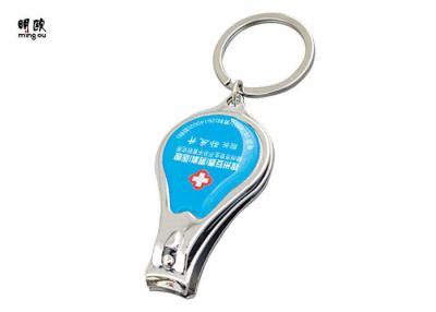 China Keyrings feitos sob encomenda personalizados do metal do prego com projeto da etiqueta da cola Epoxy à venda