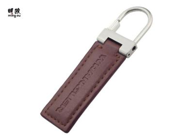 Cina Colore diverso personale surdimensionato di Keychain Brown di tirata di cuoio dell'anello portachiavi in vendita