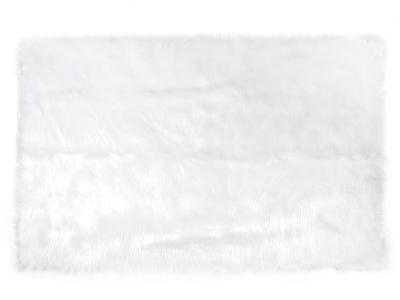 Κίνα White Colour Polyester Area Rugs / Faux Sheepskin Area Rug προς πώληση