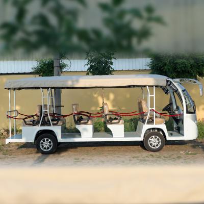 중국 8-11 Seater 주문을 받아서 만들어지는 관광 전차 리무진 골프 카트 차량 35mph 판매용