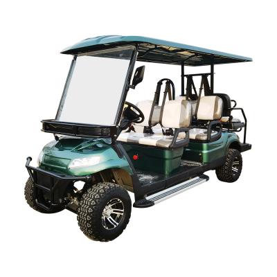 중국 클럽 호텔을 위한 도로 타이어 떨어져 590K 실용적인 6 Seater 골프 카트 판매용