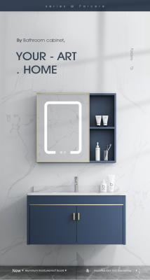 Cina Formaldehyde Free Hanging Bathroom Cabinet Eco Friendly Odm Available in vendita