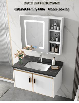 Cina Specchio astuto dello spazio del bagno dello specchio del gabinetto di attaccatura del bagno di alluminio semplice della parete con lo stora separato del contenitore di specchio della scaffalatura in vendita