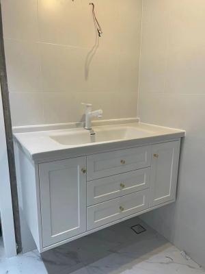 Cina Customized Washbasin Cabinet Space Bath Cabinet Durable And Environmentally Friendly in vendita