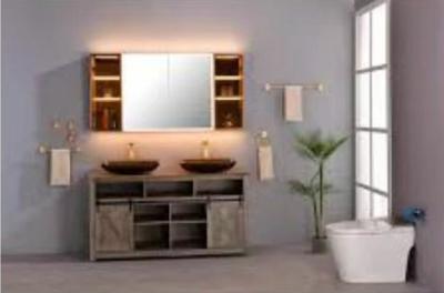 Cina Drainage System Bathroom Mirror Cabinet 900mm Modern Style in vendita