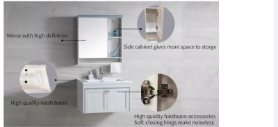 Cina Alto alluminio bianco di immagazzinamento nel Governo del lavabo del bagno di aviazione di lucentezza ceramico in vendita