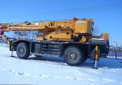 Chine 50T a utilisé la grue SS500 Malaisie Bangladesh Arabie Saoudite de terrain accidenté de grue de Kato à vendre