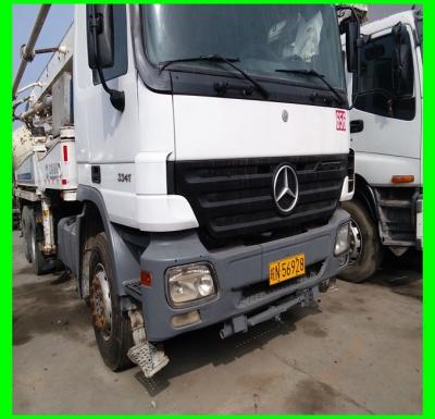 Chine 2013 camion de pompe concrète de benz du zoomlion de 37m 2hand, mélangeur concret d'Isuzu, mélangeur concret de camion de monticule de la Chine à vendre