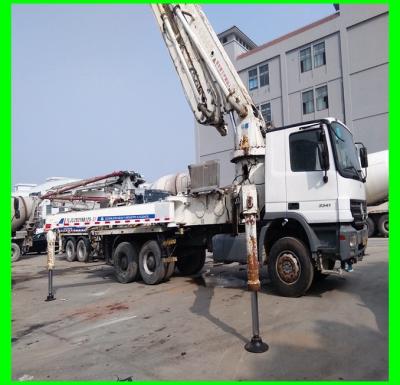 Chine 2013 camion de pompe concrète de benz du zoomlion de 37m 2hand, mélangeur concret d'Isuzu, mélangeur concret de camion de monticule de la Chine à vendre