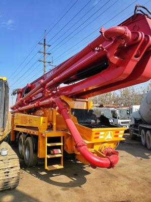 Chine le camion d'ISUZU de POMPES CONCRÈTES des Etats-Unis de putzmeister de 37M 42M Camion-a monté la pompe concrète à vendre