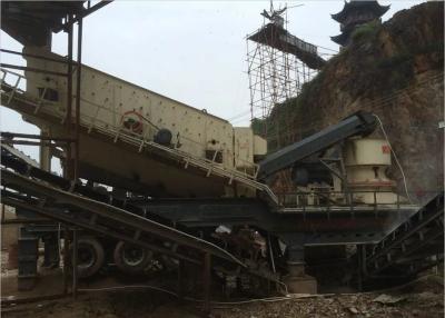Chine Sable &Washing concasseur mobile d'usine de criblage du hard rock (100-150TPH) faisant l'usine à vendre