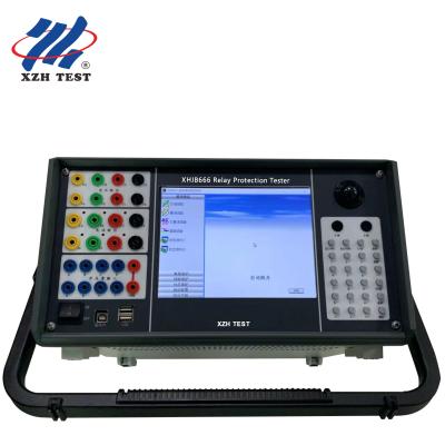 China XHJB666 Six Phase Microcomputer Relay Protection Tester for sale