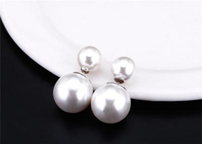 Cina Il doppio di modo ha parteggiato gioielli d'argento fatti a mano degli orecchini della perla per il regalo della damigella d'onore in vendita