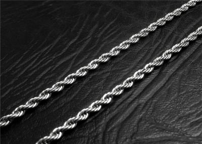 Cina Catena della collana dell'acciaio inossidabile degli uomini con un catenaccio dell'artiglio dell'aragosta, su misura lunghezza in vendita