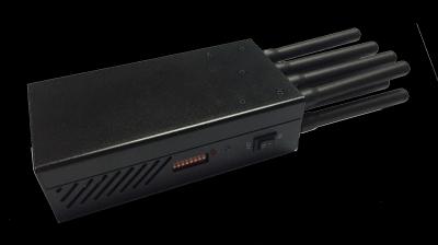 中国 GPS信号の中電池が付いている携帯用携帯電話の妨害機8のアンテナ2G/3G/4G/Wifi 販売のため
