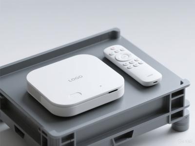 China Strakke zwarte kunststof spuitgiet settopbox met afstandsbediening Te koop