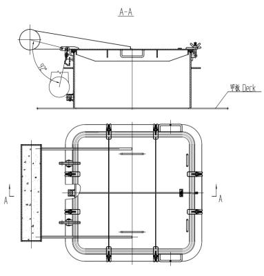 Cina La copertura marina della covata della piattaforma dell'ABS per il marinaio spedisce il tipo rapido di azione per le navi marine in vendita