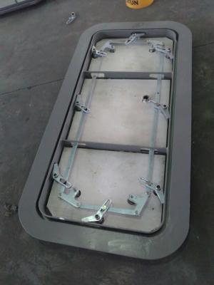 Chine Porte à ouverture rapide à poignée unique Porte imperméable en acier marin à vendre