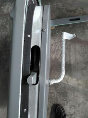 Chine Porte à ouverture rapide à poignée unique Porte imperméable en acier marin à vendre