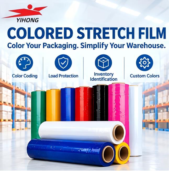 colorful stretch film