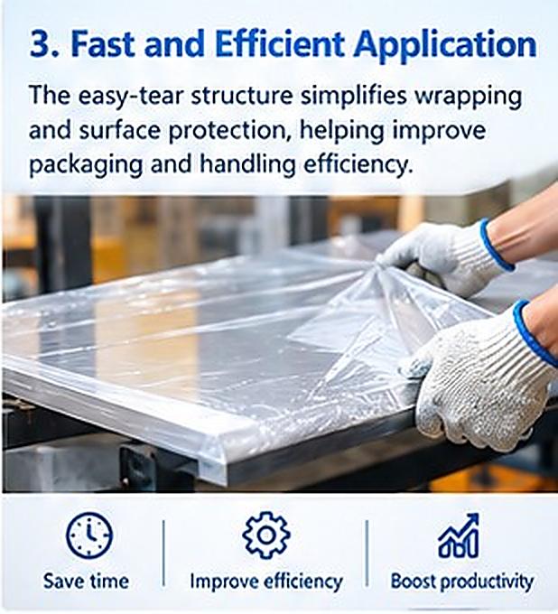 transparent PE protective film
