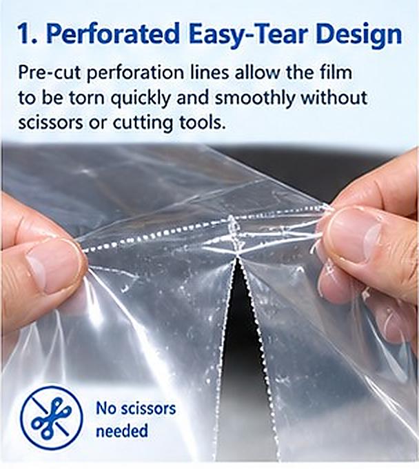 easy tear PE protective film