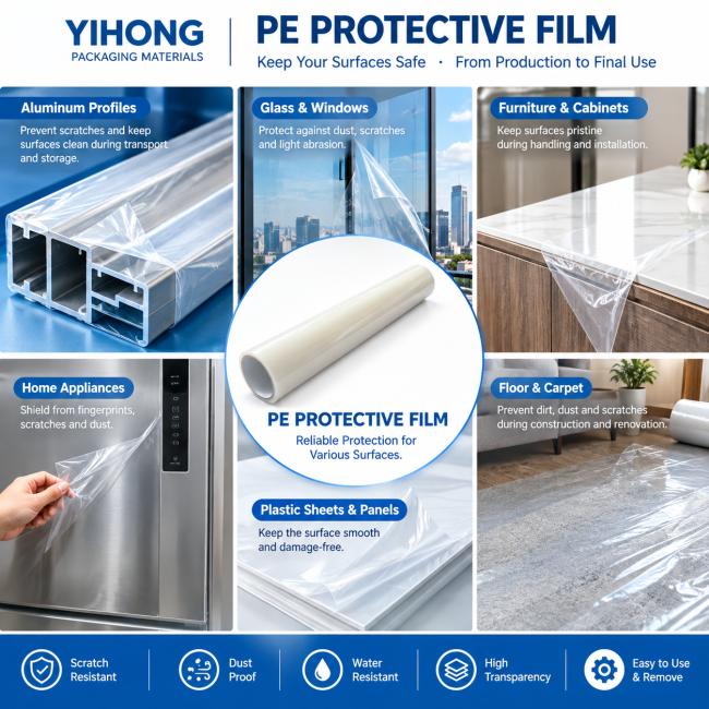 Transparent PE Window Protection Film