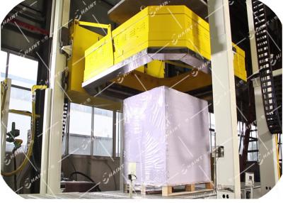 China Fully Wrapped Winding Pallet Wrapping Machine Automatic Control Labor Saving for sale