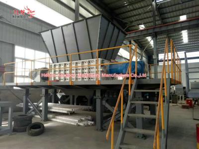 中国 産業二重シャフトのシュレッダー機械、頑丈な車の粉砕機機械 販売のため