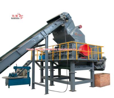 Cina pneumatici del camion dello spreco di separazione del filo di acciaio di Rasper della gomma 50HZ che riciclano macchinario in vendita