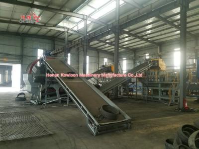 Cina Impianto di riciclaggio residuo a basso rumore della gomma, attrezzatura di elaborazione della gomma 580hp in vendita