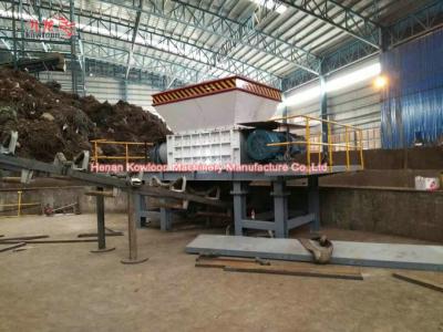 Cina Asse doppia della grande di coppia di torsione dello spreco della trinciatrice lama staccabile di alluminio d'acciaio della macchina in vendita