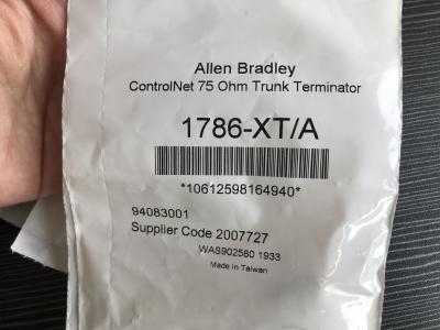 China 1786 XT Allen Bradley Compactlogix Control de red y resistencia de terminación en venta