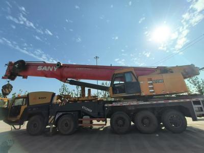 China 2016 Sany Used STC1600 Crane With A 64m Boom, An 18m Jib, And A 60-Ton Counterweight. It'S In Excellent Working Condition. for sale