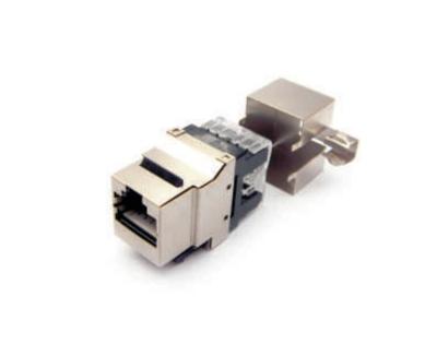 Китай Toolless CAT6A защищало Keystone муфту Джек CAT6A Keystone 180 градусов продается