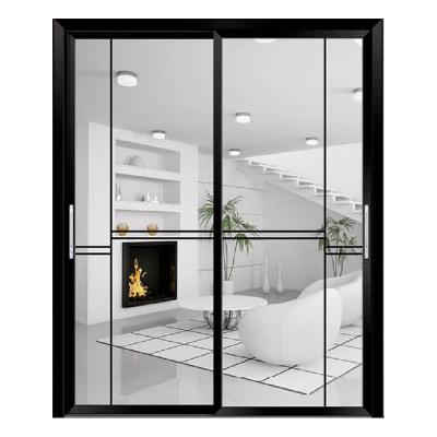 China Ventanas correderas de aluminio con monturas y malla de pantalla de acero inoxidable de sellado de 8 vías en venta