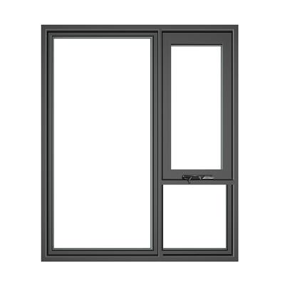 China Puente roto de aluminio de perfil superior colgado y ventana de toldo para el Estándar australiano en venta